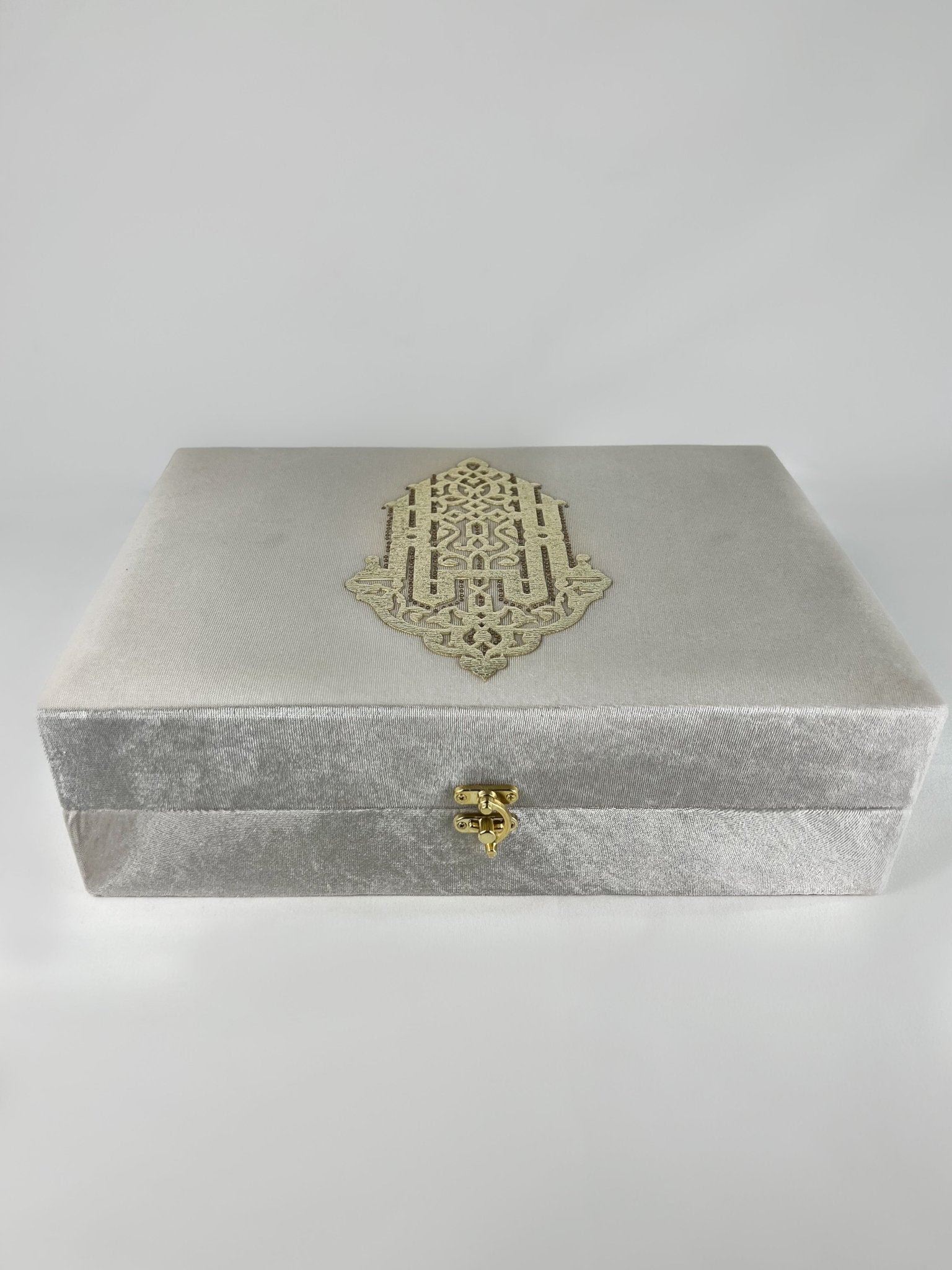 Luxury Islamic Gift Box Set, Gold Prayer Rug, Quran & Rosary Ottoman ...